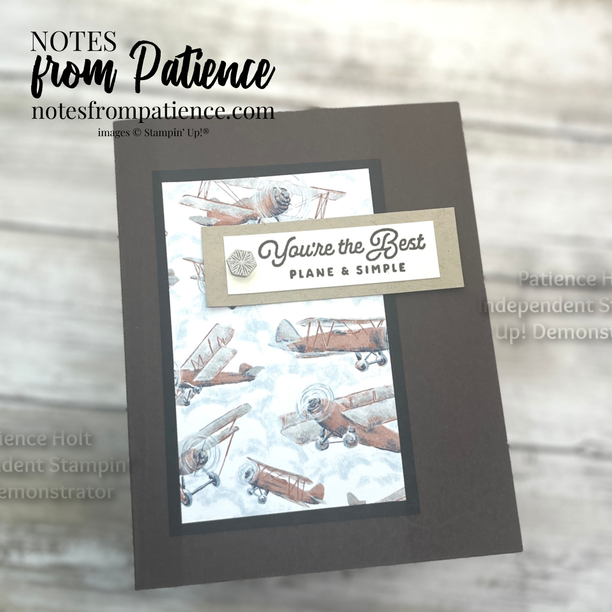 Stampin’ Up! Plane & Simple