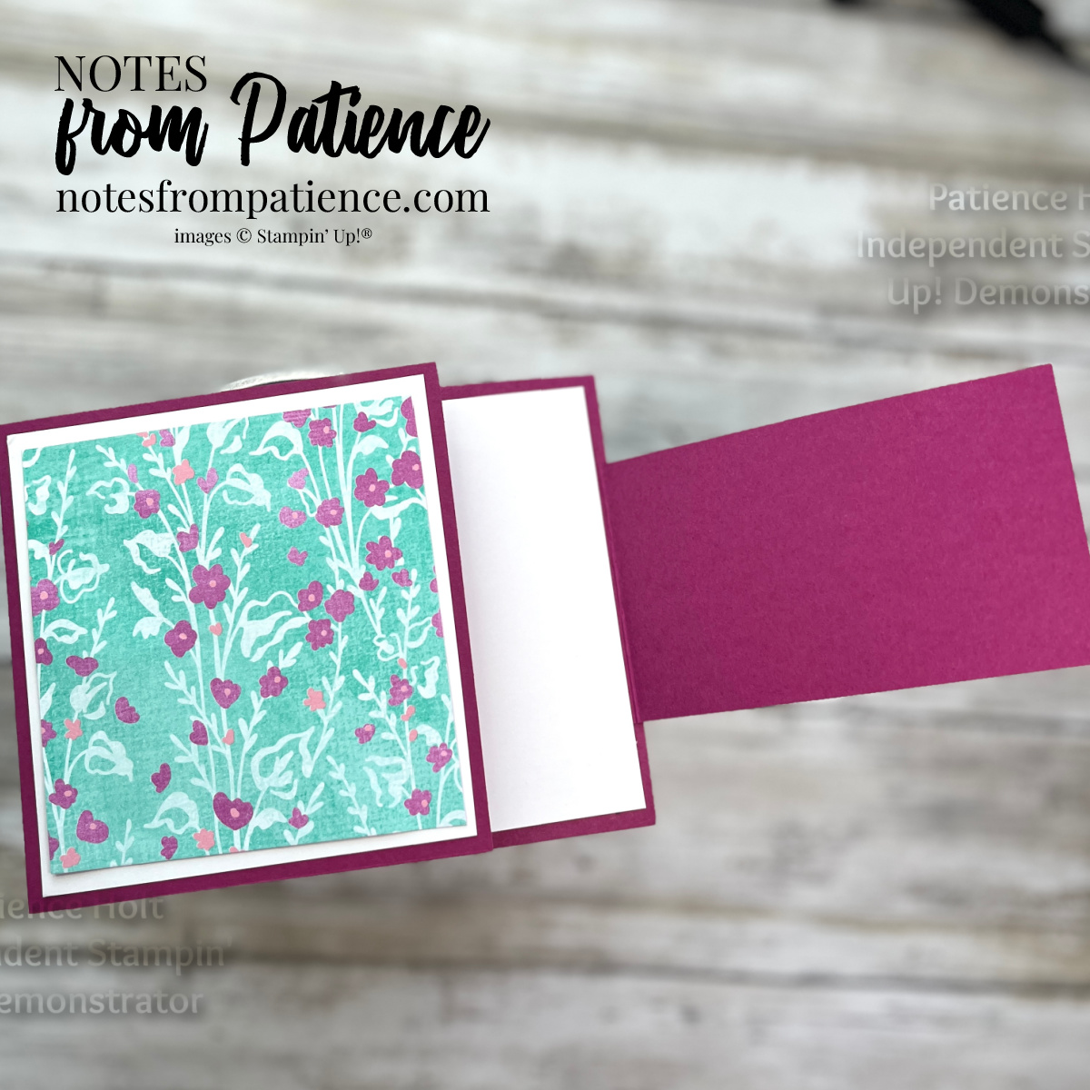 Stampin’ Up! Unbounded Love Fun Fold