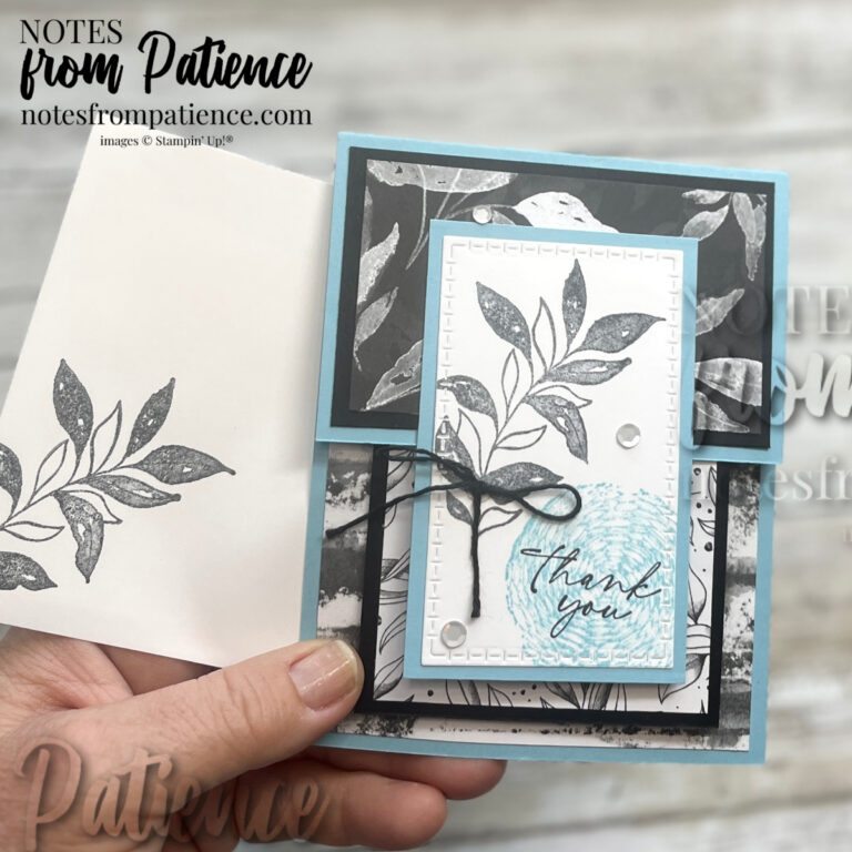 Stampin’ Up! Textured Notes Fun Fold