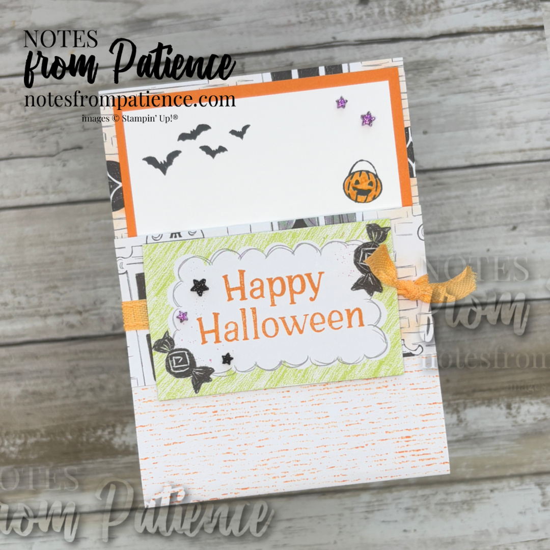 Stampin’ Up! Spooky Halloween Pocket Card