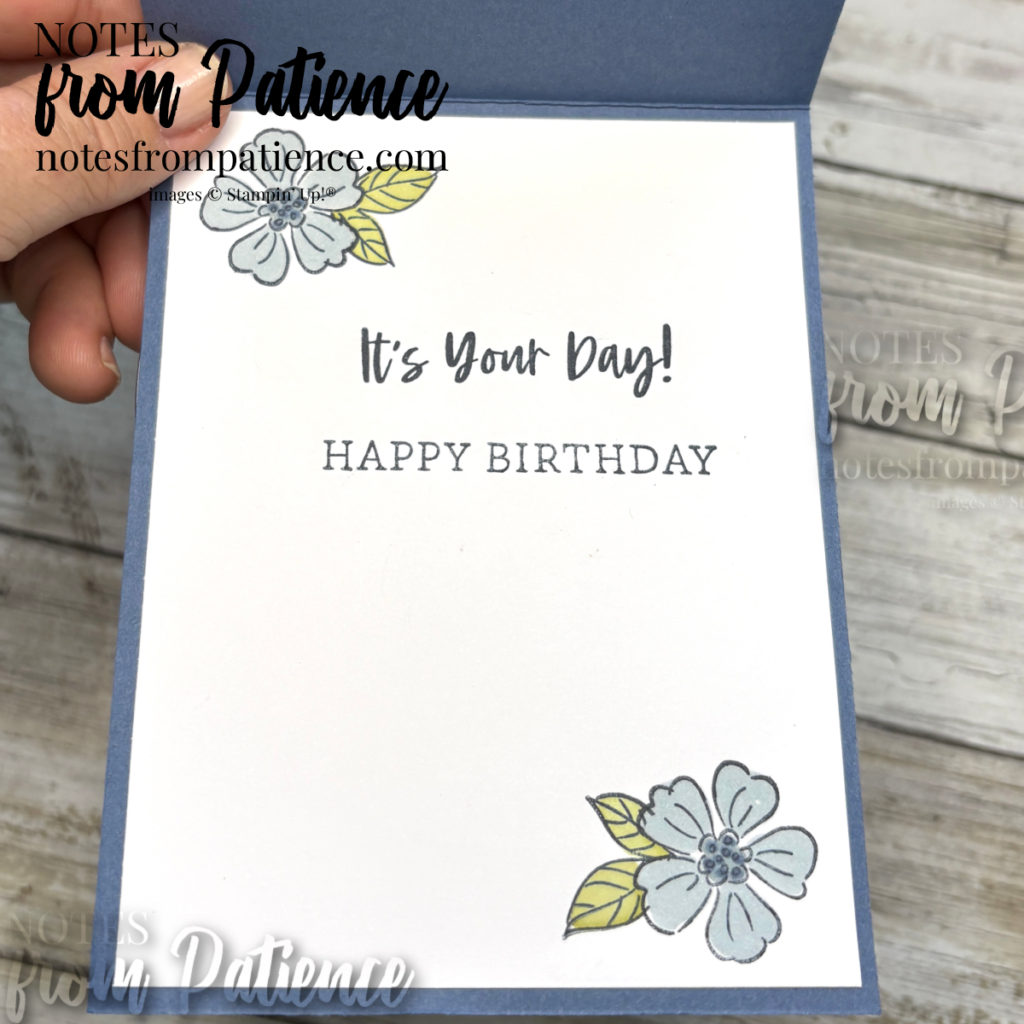 Stampin’ Up! Fragrant Layers Birthday Fun Fold