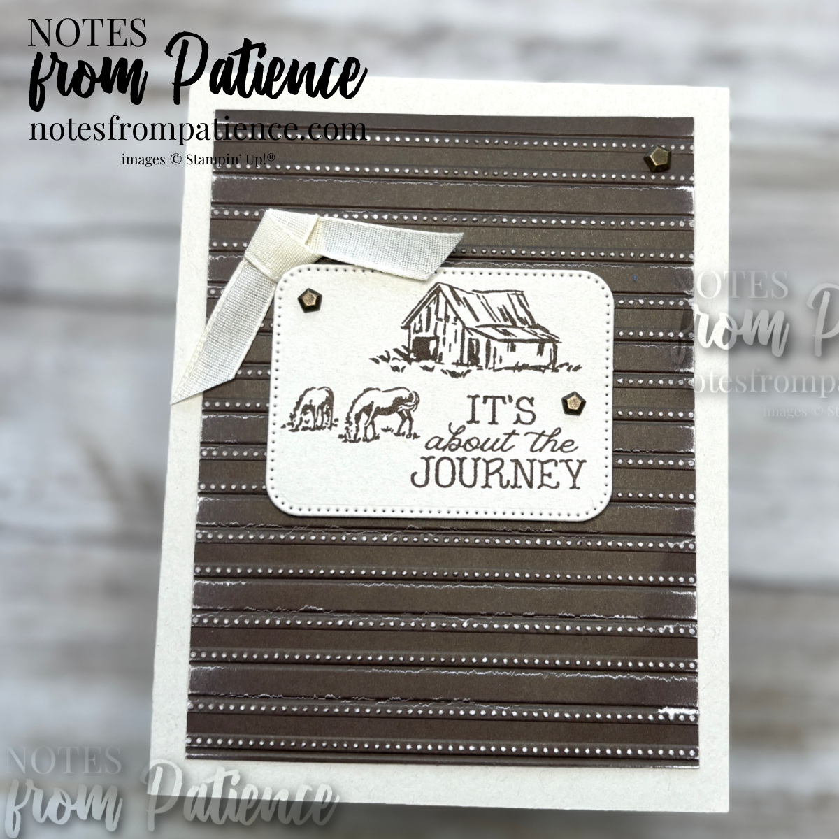 Stampin’ Up! Unbridled Beauty Journey