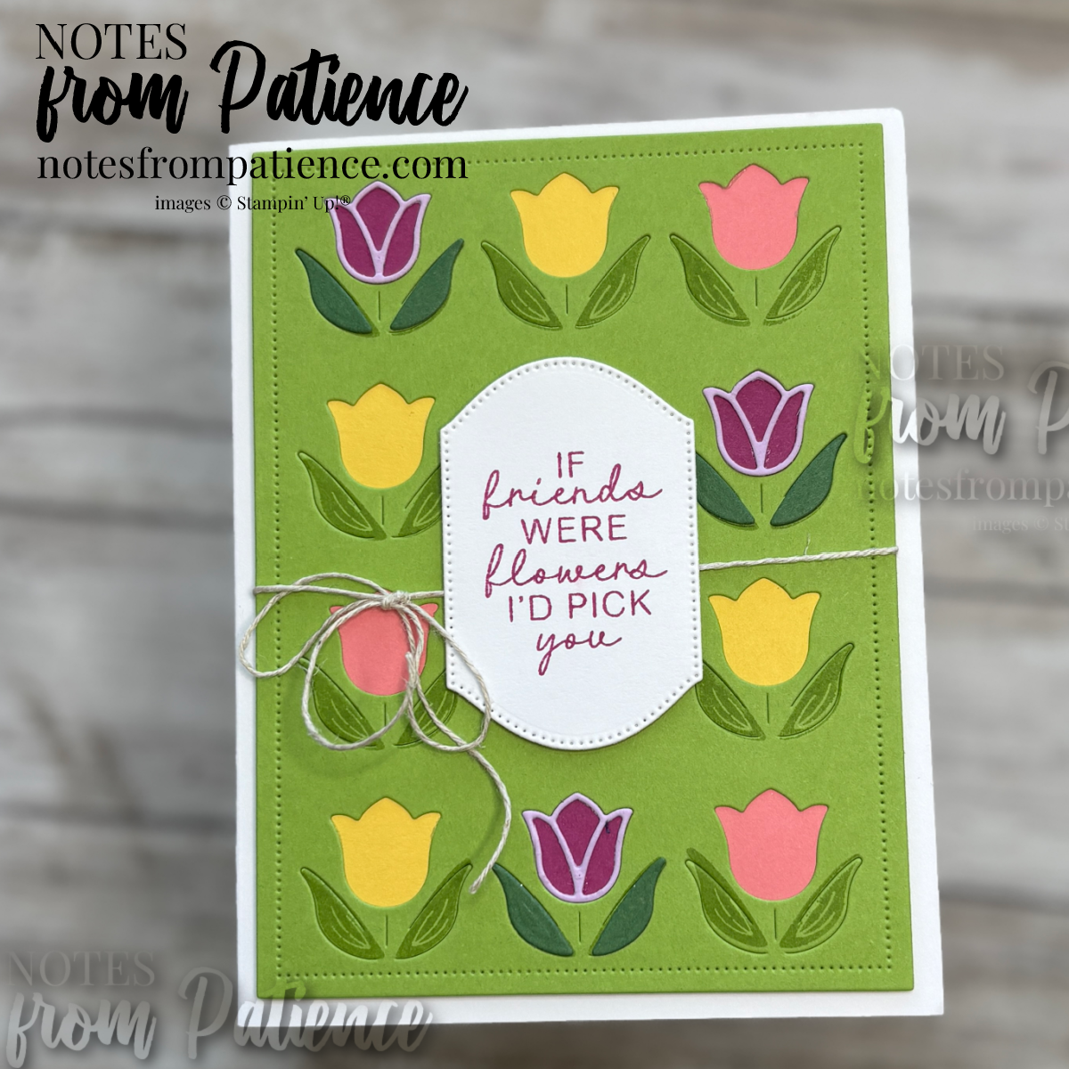 Stampin’ Up! Sunshine & Tulips